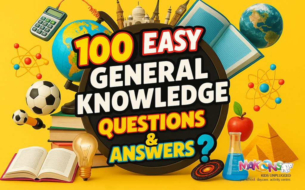 100 Easy General Knowledge Questions & Answers for Kids