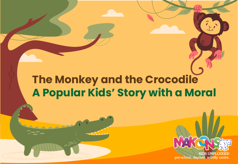The Monkey and the Crocodile – Kids’ Story with Moral