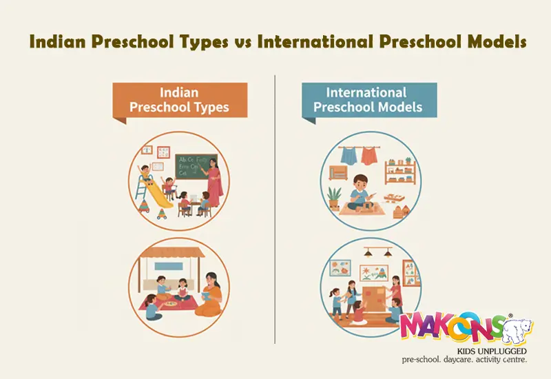 Indian Preschools vs International Preschool Models